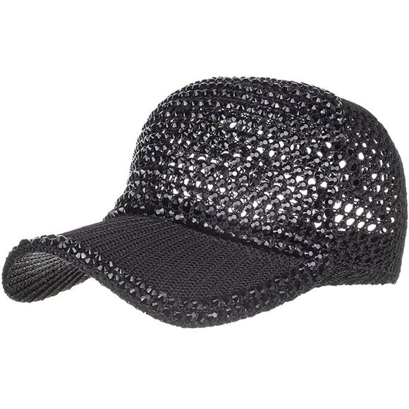 Accessories | Blackbling Baseball Cap With Diamond Design Adjustable ...